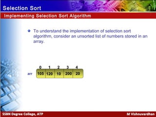 Selection sort | PPS