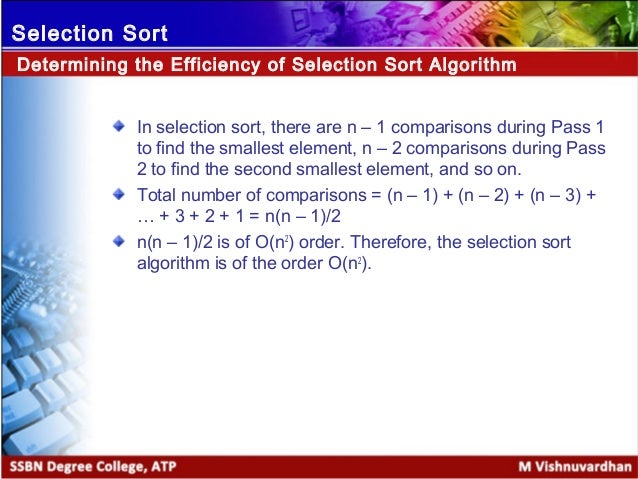 Selection sort