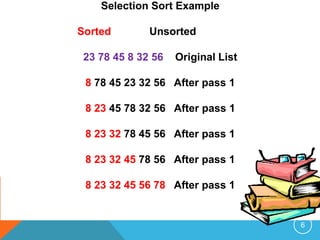 Selection sort 1 | PPT