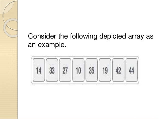Selection sort and insertion sort