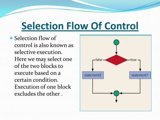 Selection statements