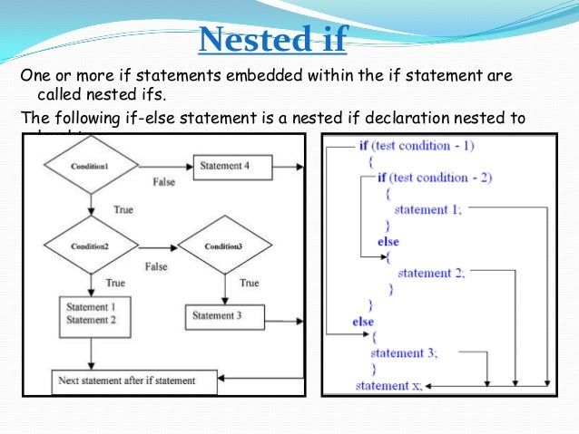 Selection Statements