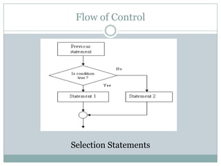 Selection Statements in C Programming | PPTX