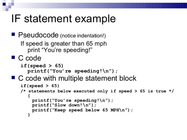 The Three Basic Selection Structures In C Programming Concepts