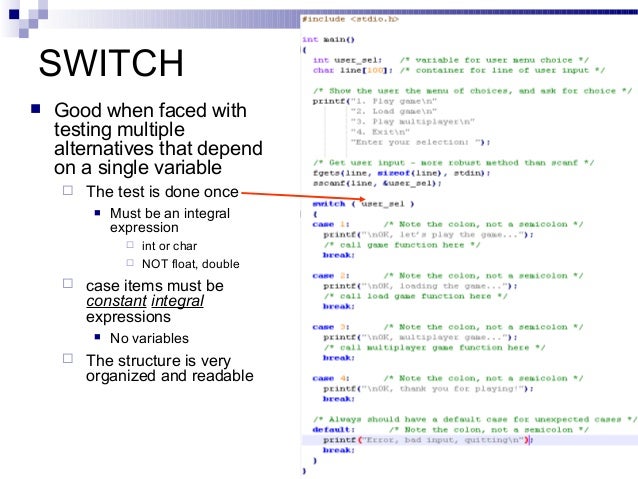 The Three Basic Selection Structures In C Programming Concepts 2659