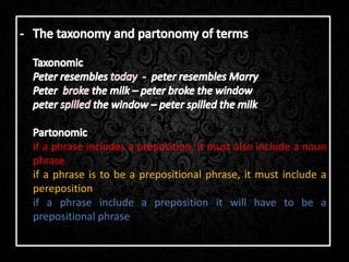 Selection In English Syntax Pptx