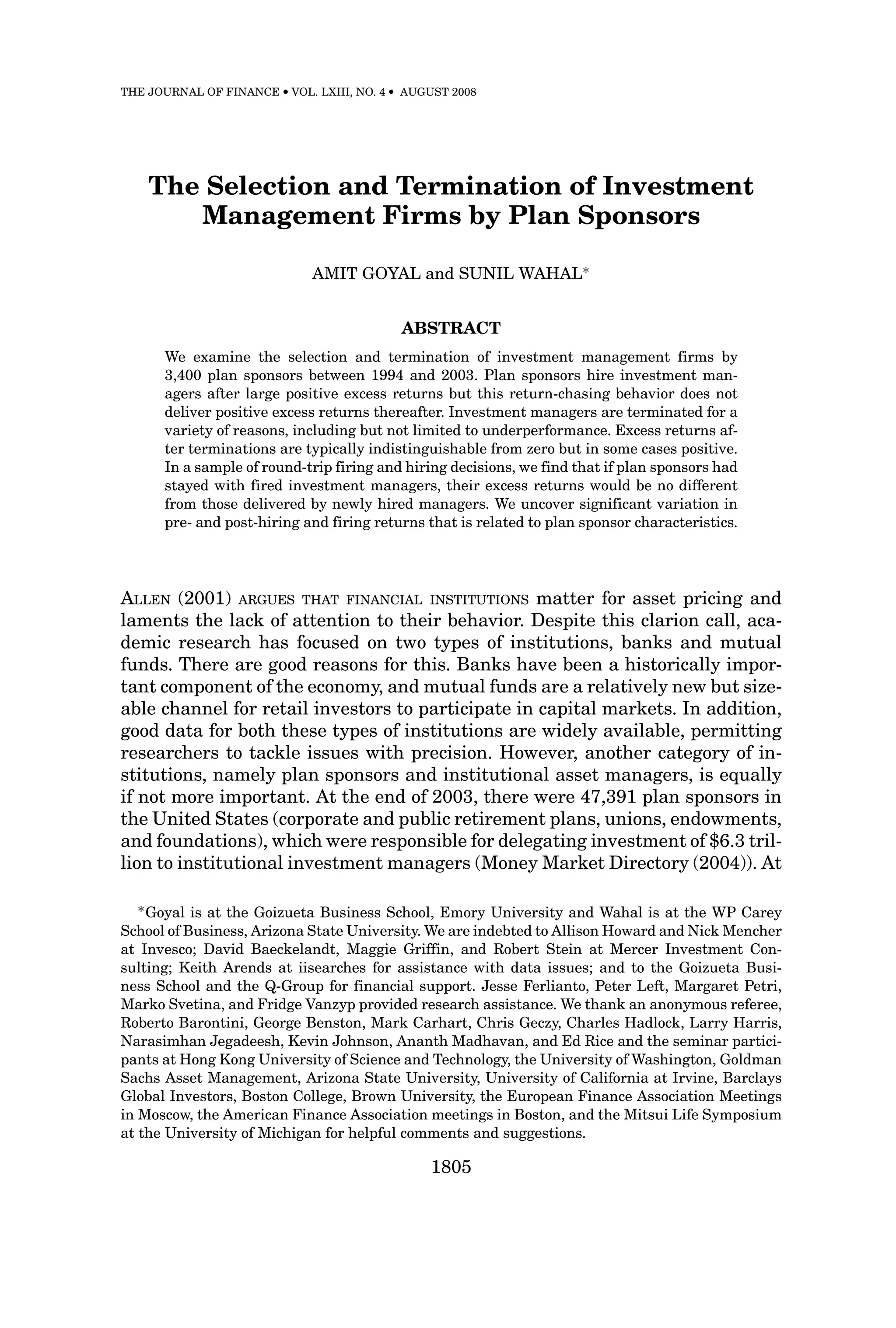 Selection termination goyalwahal | PDF