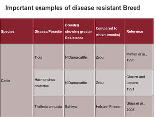 Selection to disease resistance | PPT