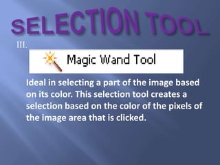 Adobe Photoshop: Selection Tools | PPTX