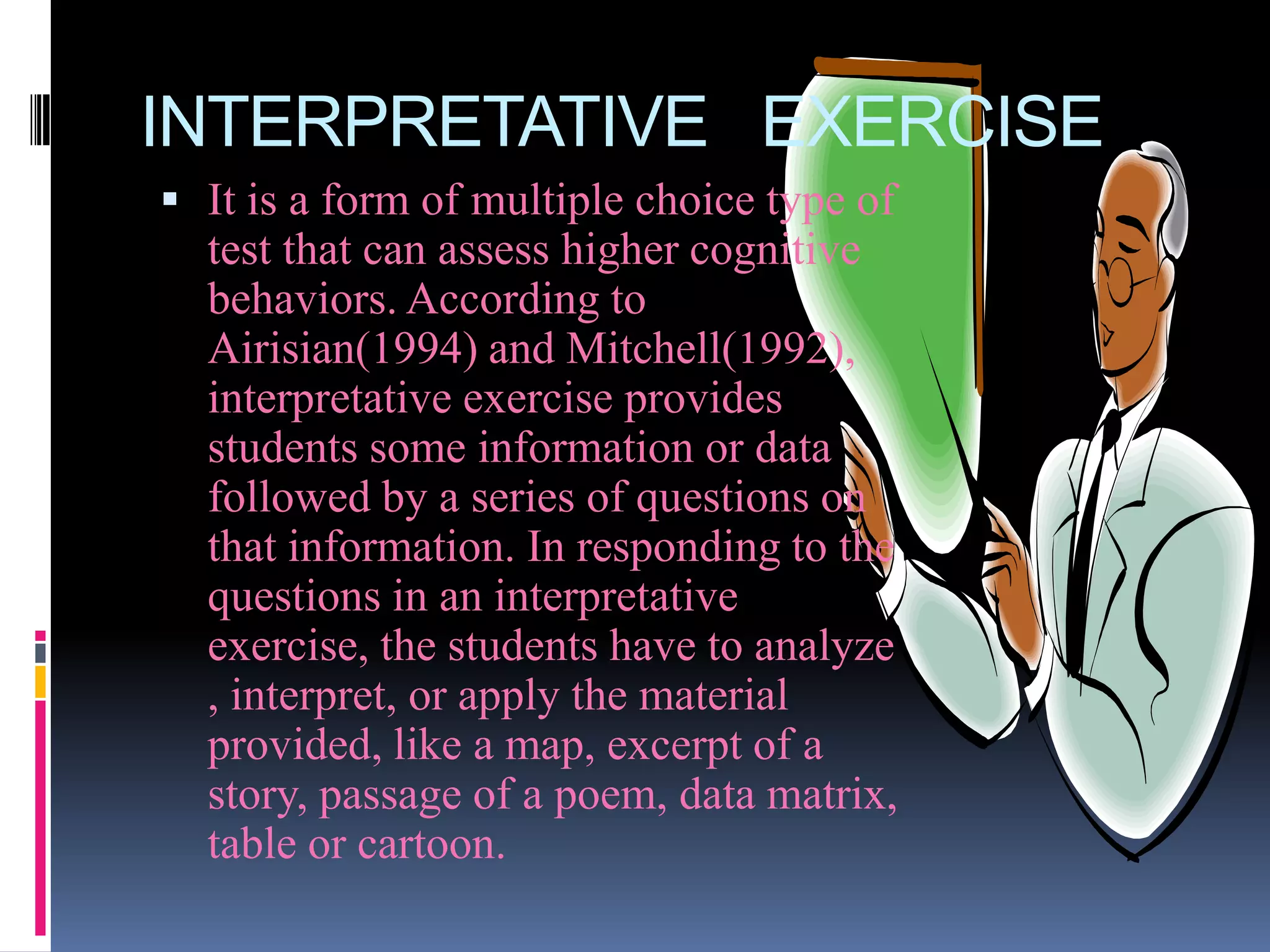 Selection types of objective test | PPTX