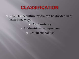 Selective and enrichment media | PPTX