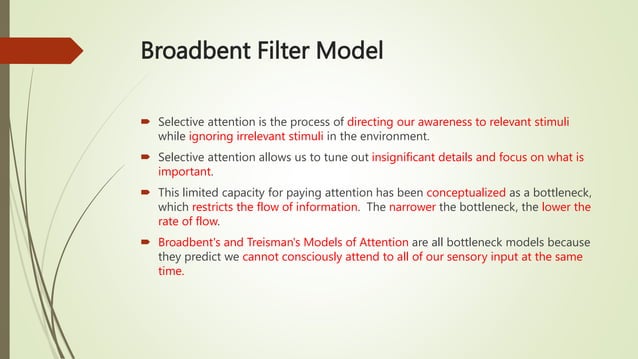 SELECTIVE ATTENTION.pptx | Digital Audio | Computer Software and Applications