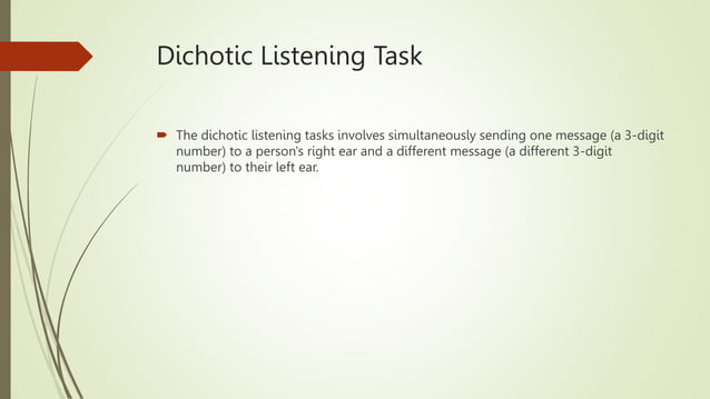 SELECTIVE ATTENTION.pptx | Digital Audio | Computer Software and Applications
