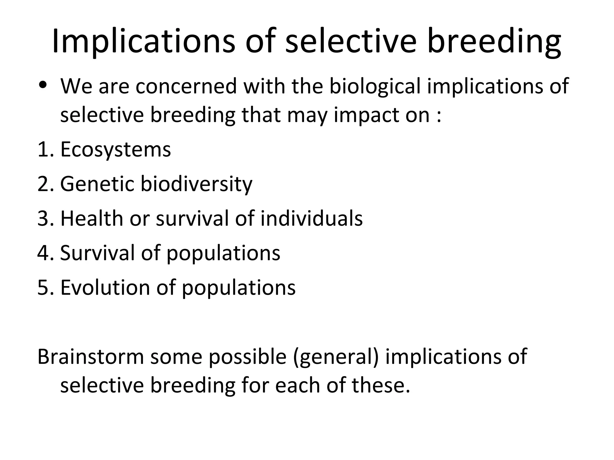 Selective breeding powerpoint | PPT