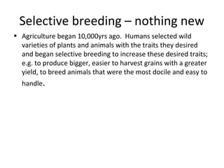 Selective breeding powerpoint | PPT