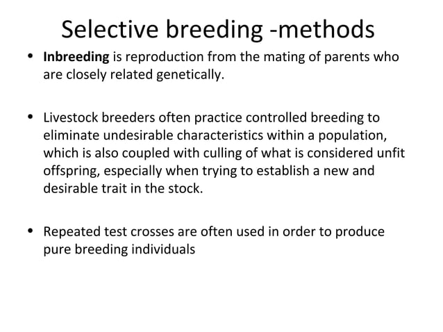Selective breeding powerpoint | PPT