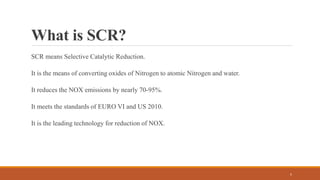 Selective catalyst reduction | PPTX