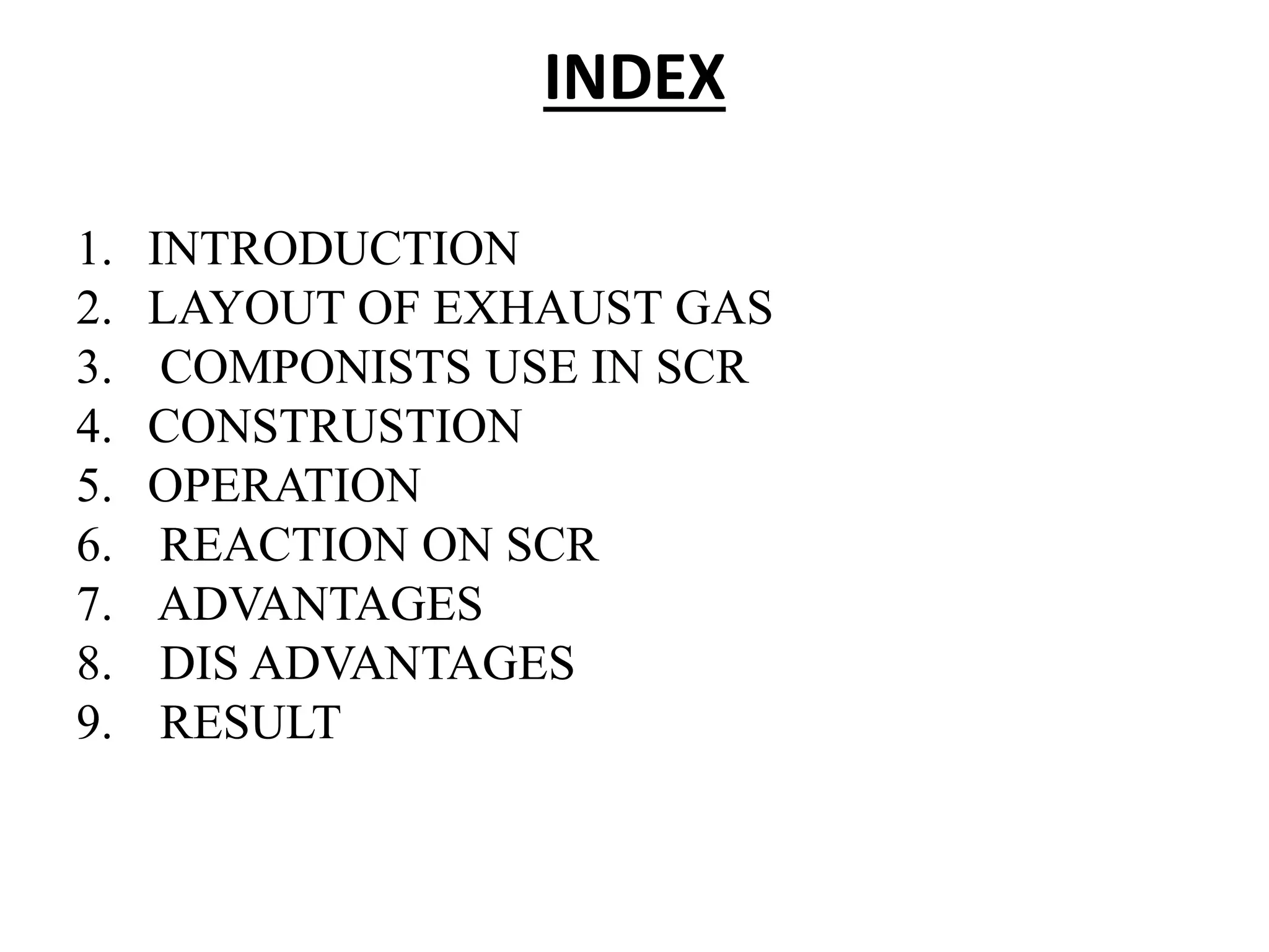 Selective Catalytic Reduction Scr Pptx Chemistry Science