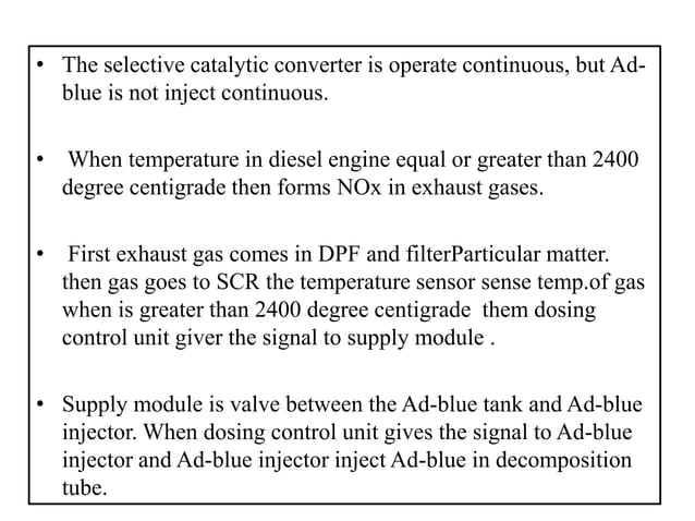 Selective catalytic reduction (scr) | PPTX | Chemistry | Science