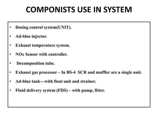 Selective catalytic reduction (scr) | PPTX | Chemistry | Science
