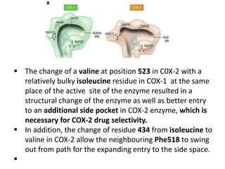 Selective cox 2 inhibitors design by siddharth | PPTX