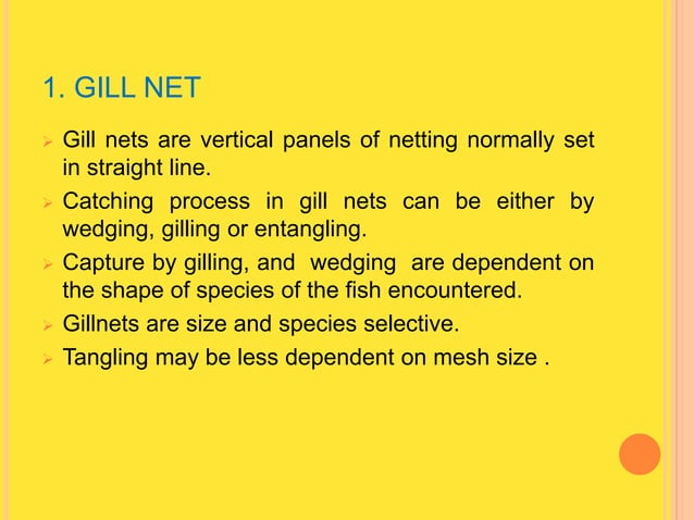 Selective fishing gear and practice | PPTX | Fish and Aquariums | Pets