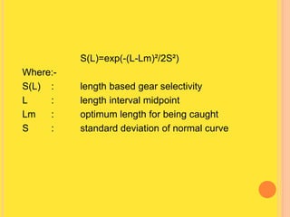 Selective fishing gear and practice | PPTX