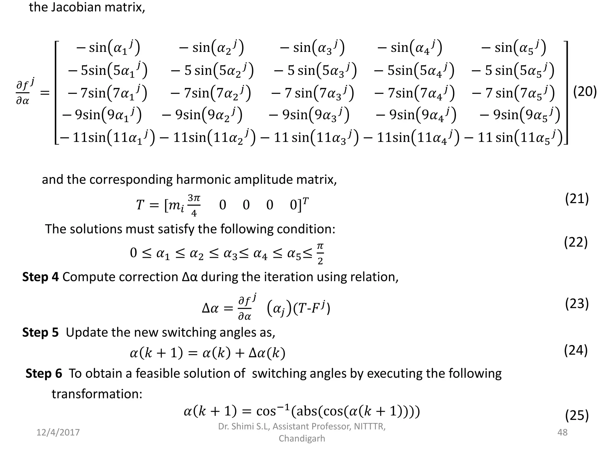 Selective harmonic elimination in a solar powered multilevel inverter | PDF | Physics | Science