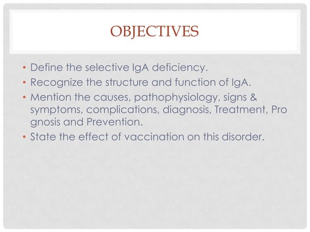 Selective ig a deficiency | PPTX | Digestive Disorders | Diseases and ...