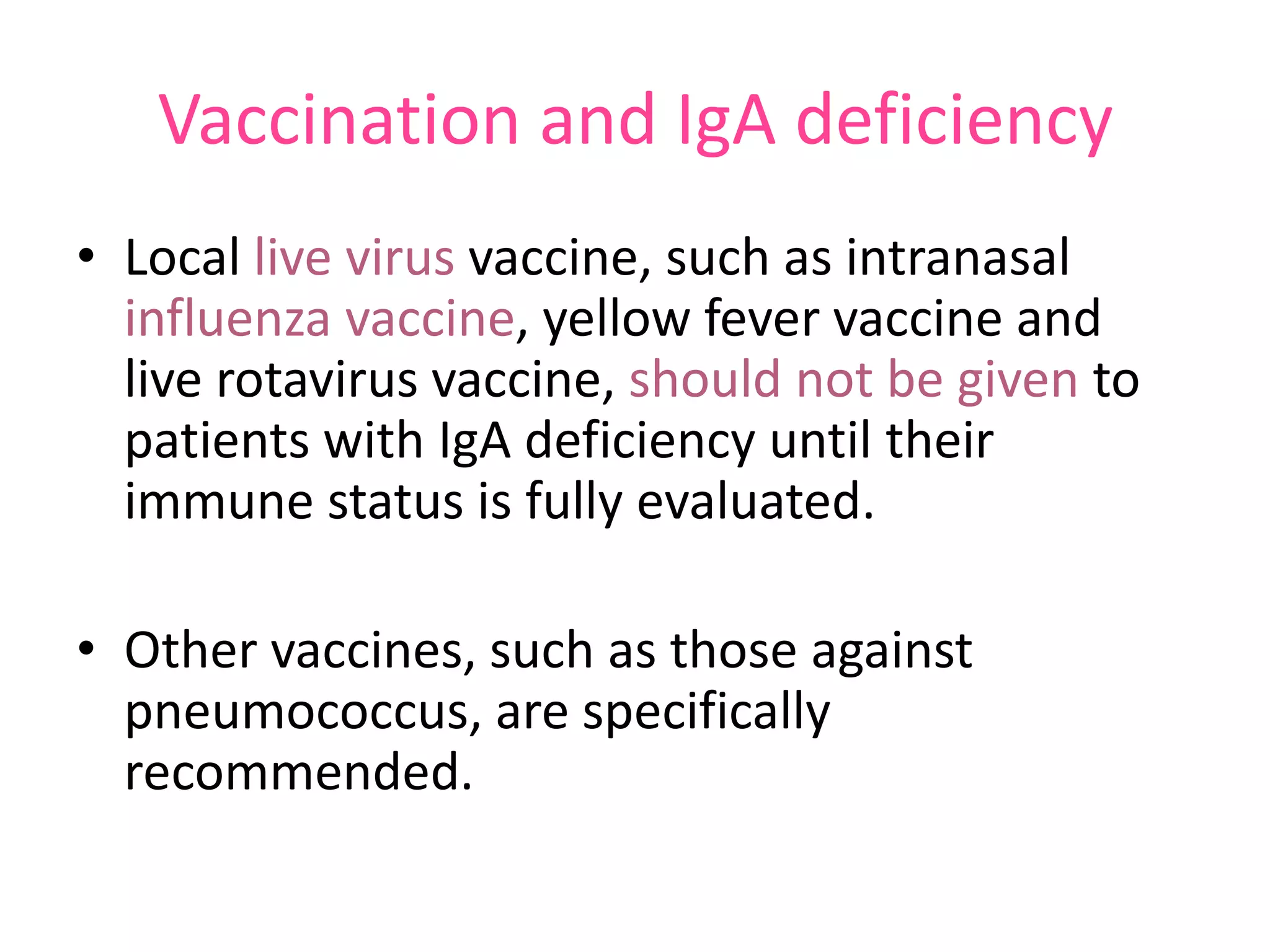 Selective igA deficiency | PPTX