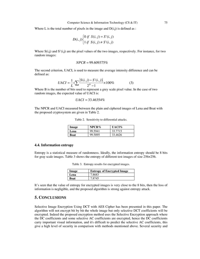 Selective image encryption using | PDF