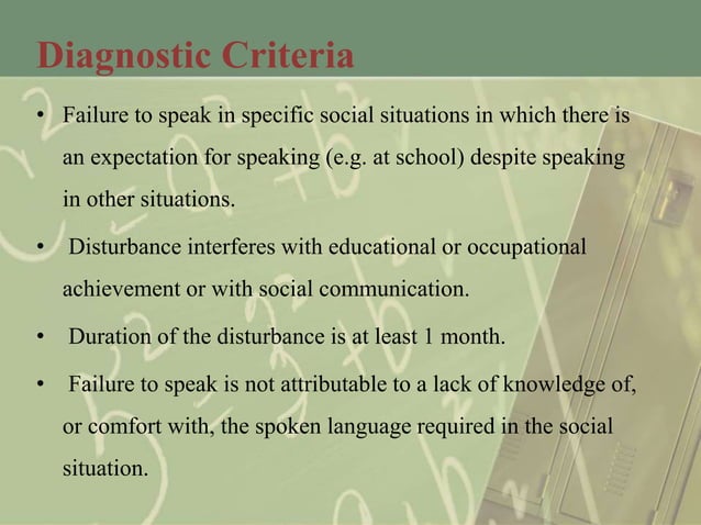 Selective mutism presentation | PPTX | Brain and Nervous System ...