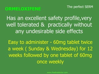 Selective oestogen receptor modulators | PPT