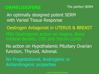 Selective oestogen receptor modulators | PPT