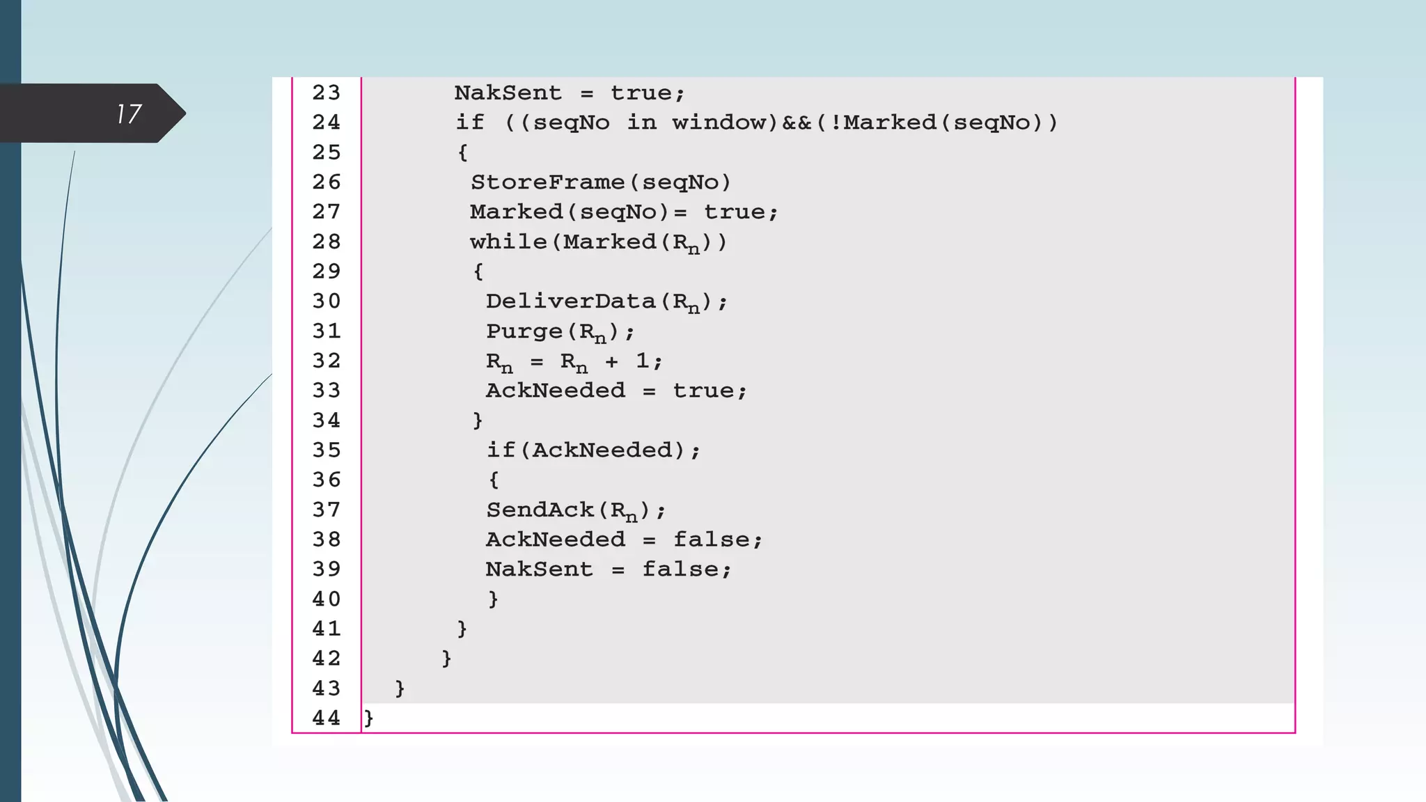 Selective repeat protocol | PPT