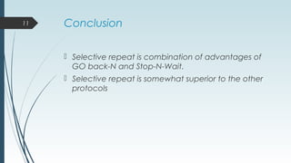 Selective repeat protocol | PPT