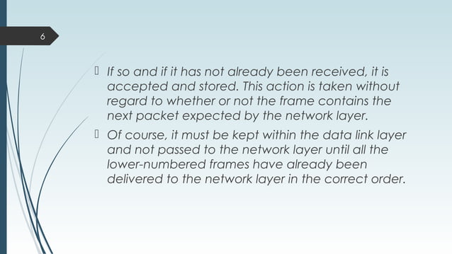 Selective repeat protocol | PPT | Computer Networking | Computing