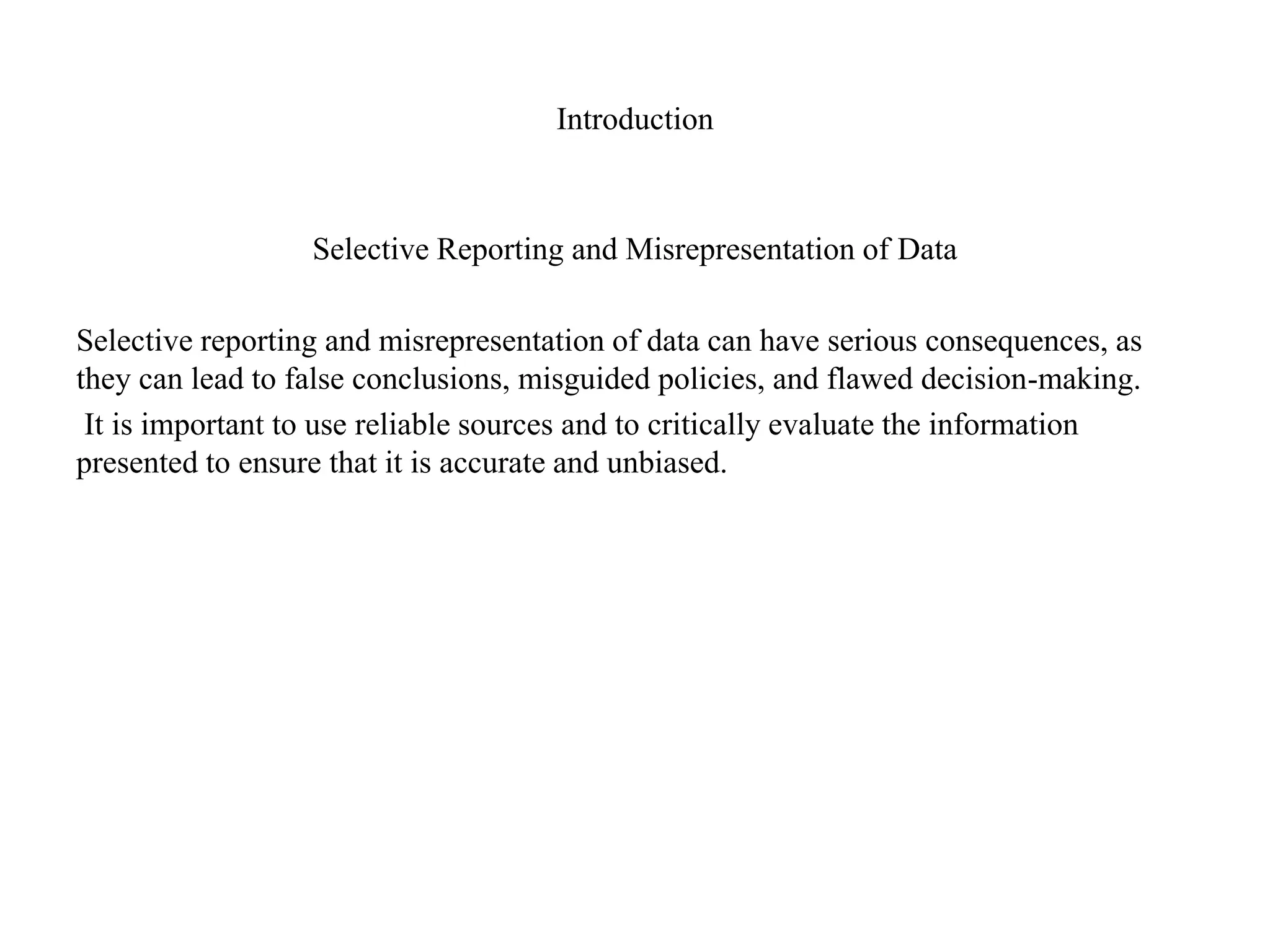 Selective Reporting and Misrepresentation.pptx
