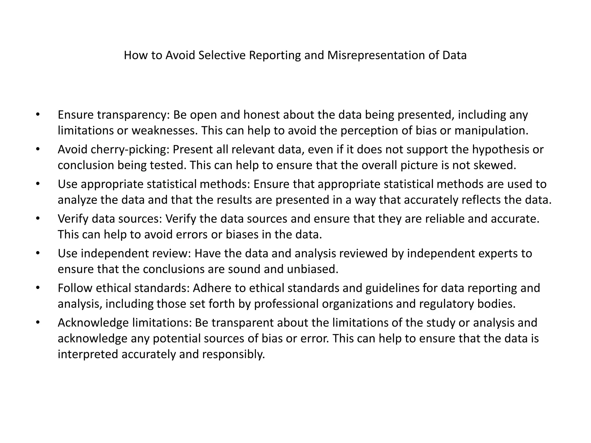 Selective Reporting and Misrepresentation.pptx