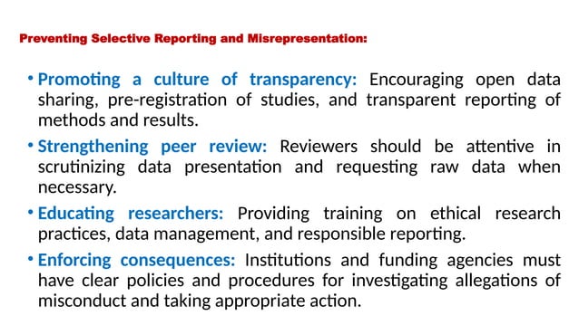 Selective reporting and misrepresentation of data.pptx