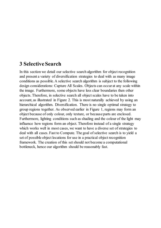 Selective search | DOCX | Search | Internet