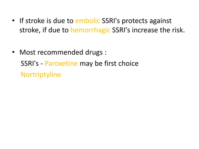 Selective serotonin reuptake inhibitors | PPTX