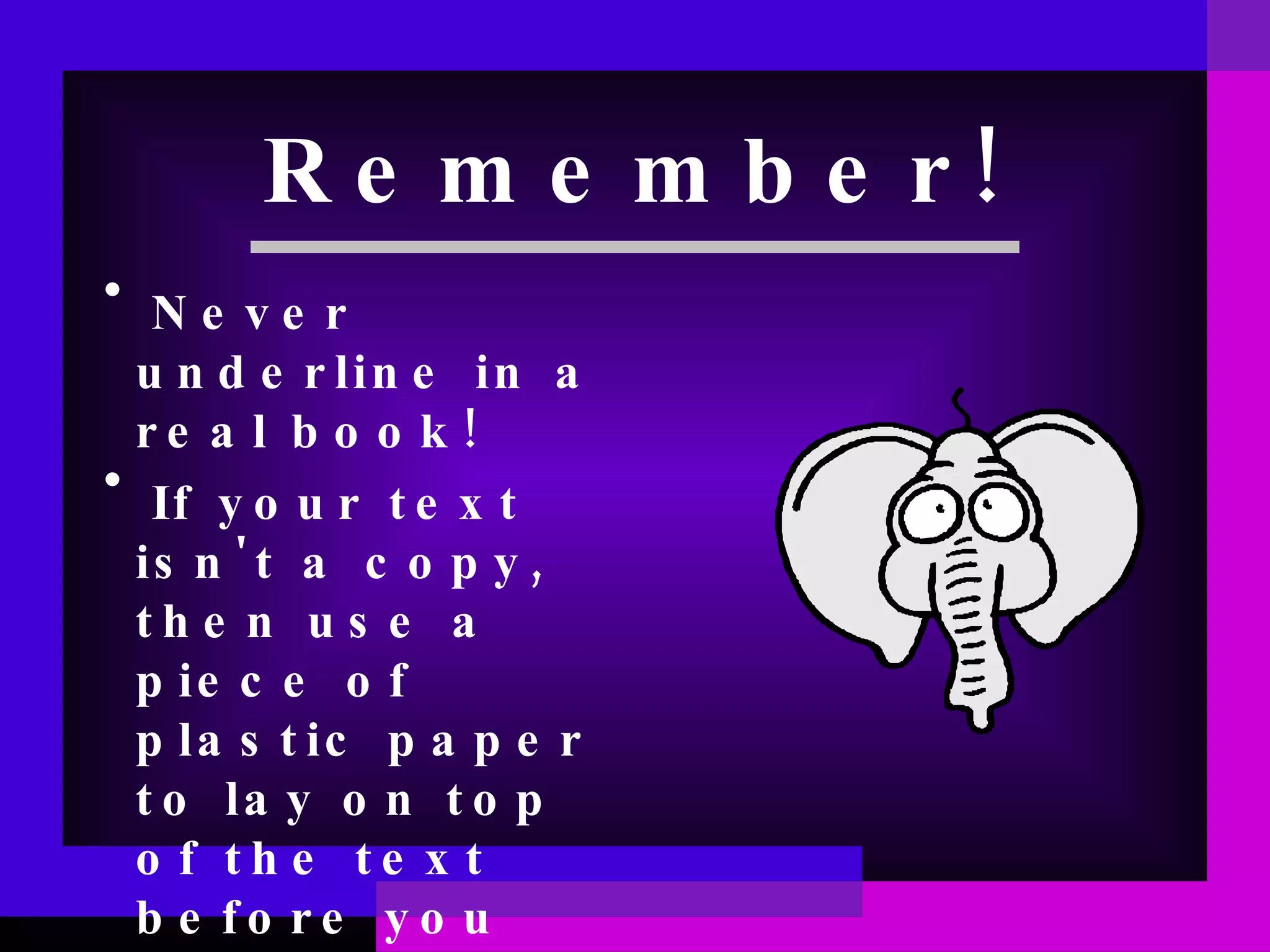 Selective Underlining | PPT