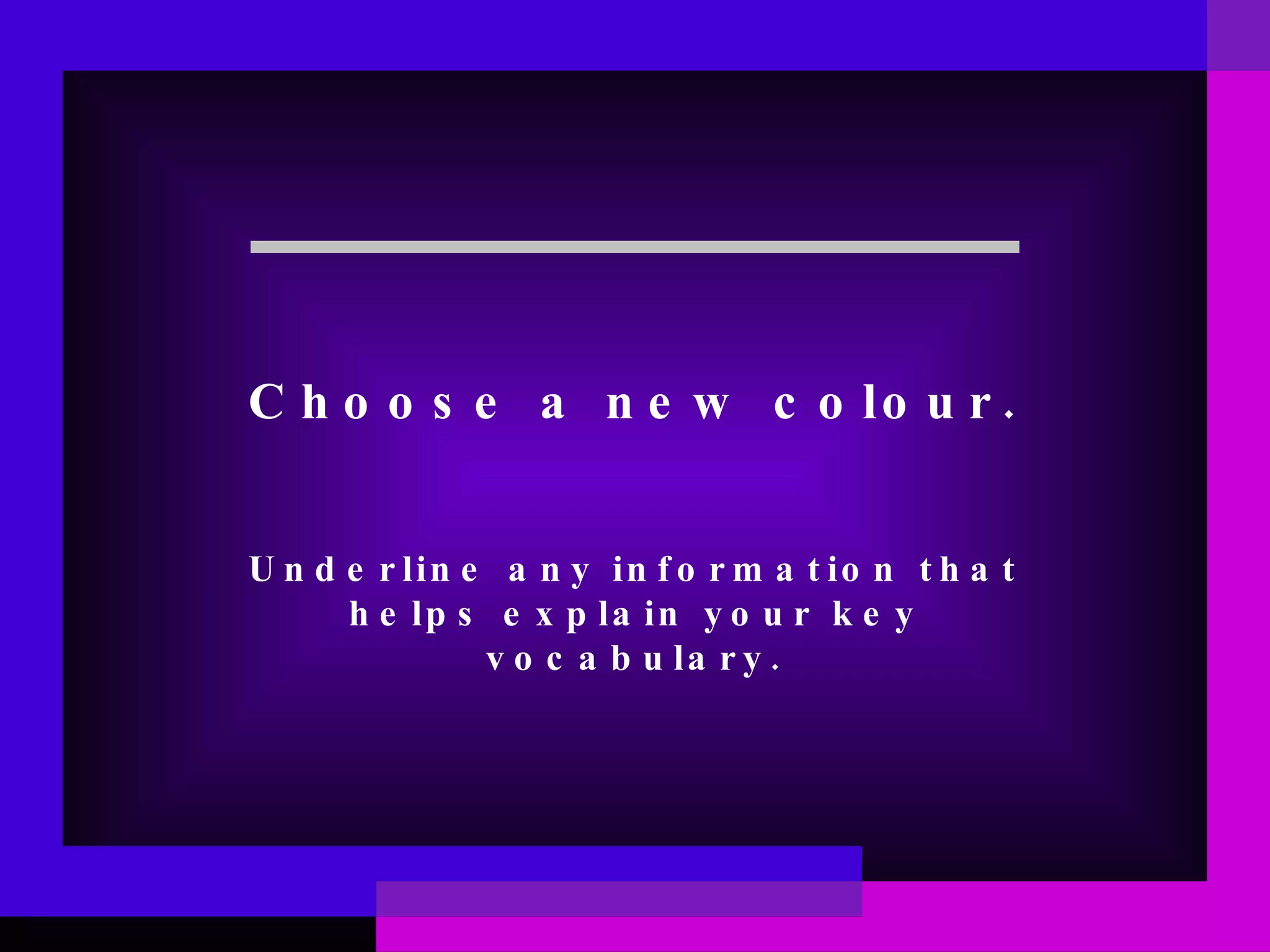 Selective Underlining | PPT