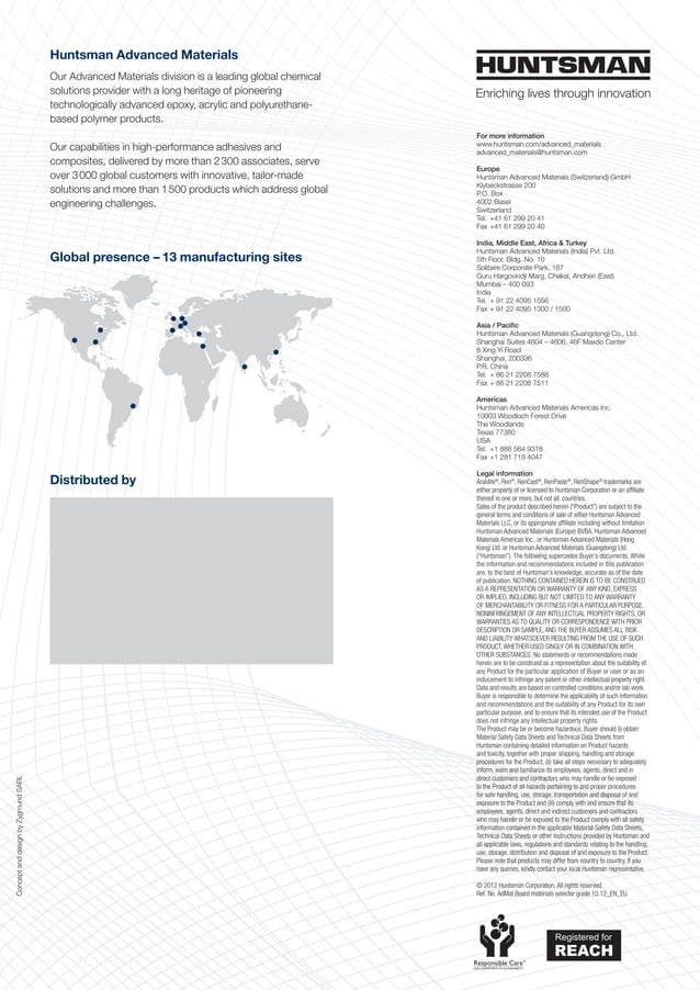 RenShape® board materials - Selector guide | PDF