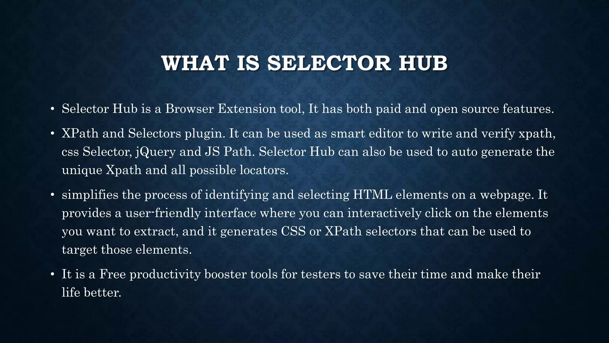 SELECTOR HUB.pptx