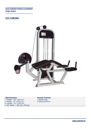 Selectorized Equipment - SAI Works | PDF