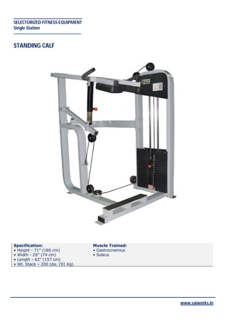 Selectorized Equipment - SAI Works | PDF