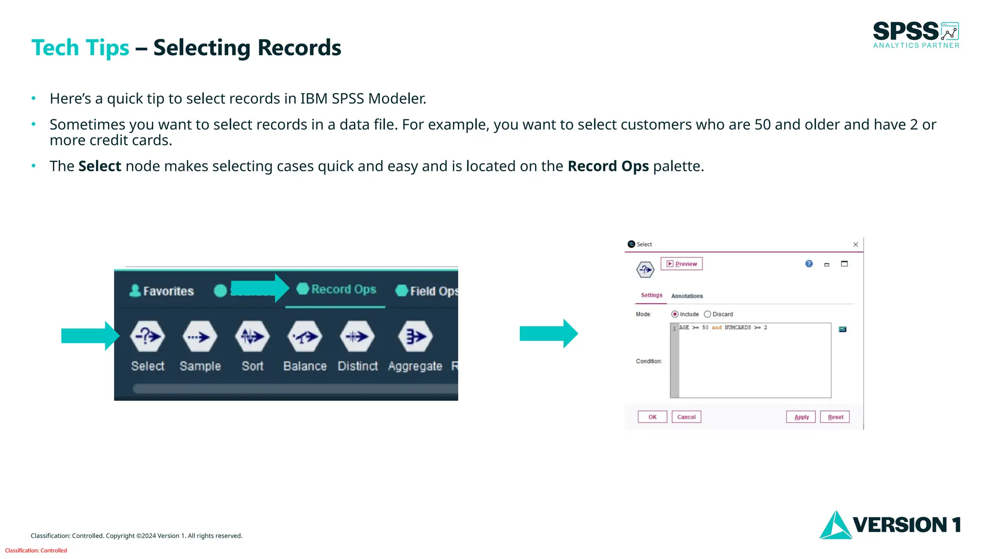 Select Records in IBM SPSS Modeler .pptx