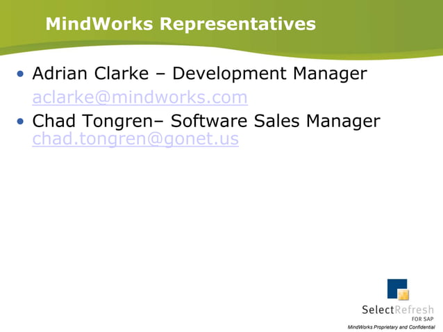 Select Refresh For SAP PPT Show | PPSX | Computer Software and Applications | Computing